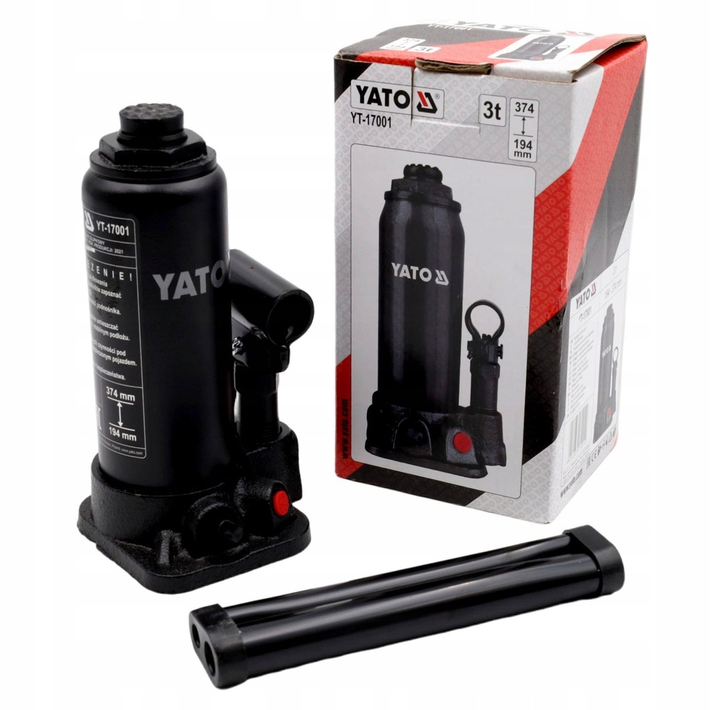 Podnośnik Hydrauliczny Słupkowy 3T Yato - 12245731657 - oficjalne archiwum Allegro