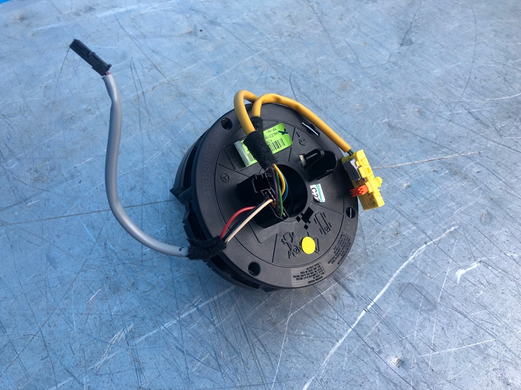 MERCEDES W203 LIFT TAŚMA CZUJNIK KĄTA ZWIJAK - 12896218305 - oficjalne ...