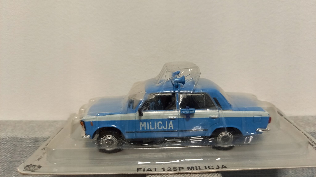 Fiat 125p Milicja 1:43 Kultowe auta PRL Nowy - 13178866967 - oficjalne ...