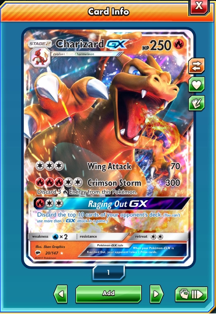 Pokemon Karta Online - Charizard GX 20/147 - 7876528974 - oficjalne archiwum Allegro