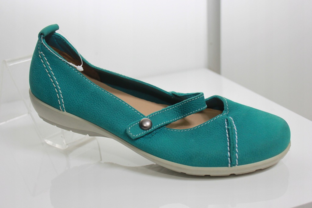 HOTTER SKÓRZANE BALERINKI BARDZO WYGODNE I MIĘKKIE - 12428659971 ...