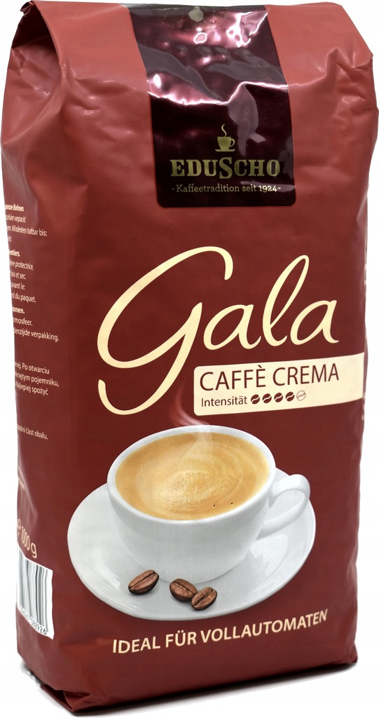 Kawa Tchibo Eduscho Gala Caffe Crema 1kg Ziarno - 12880472031 ...