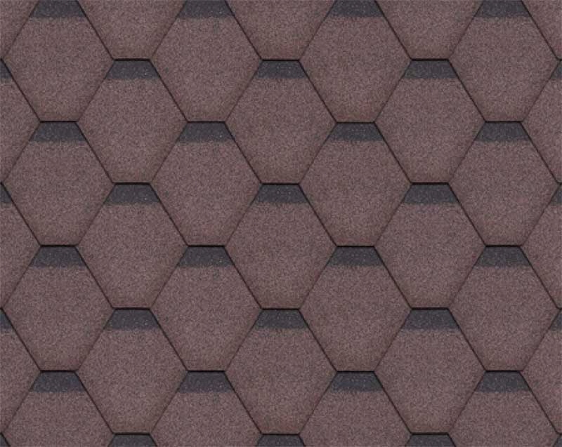 Gont bitumiczny hexagonal rock brązowy - 13346310671 - oficjalne ...