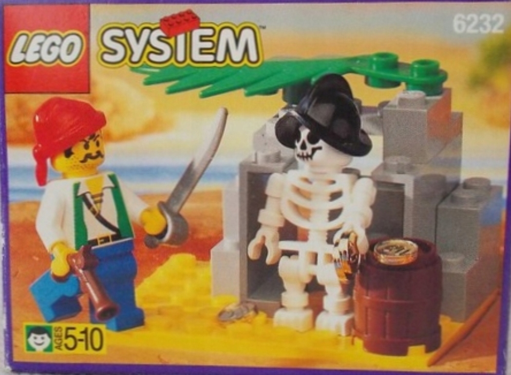 LEGO System Pirates 6232 Skeleton Crew '96 Piraci - 11825251401 ...