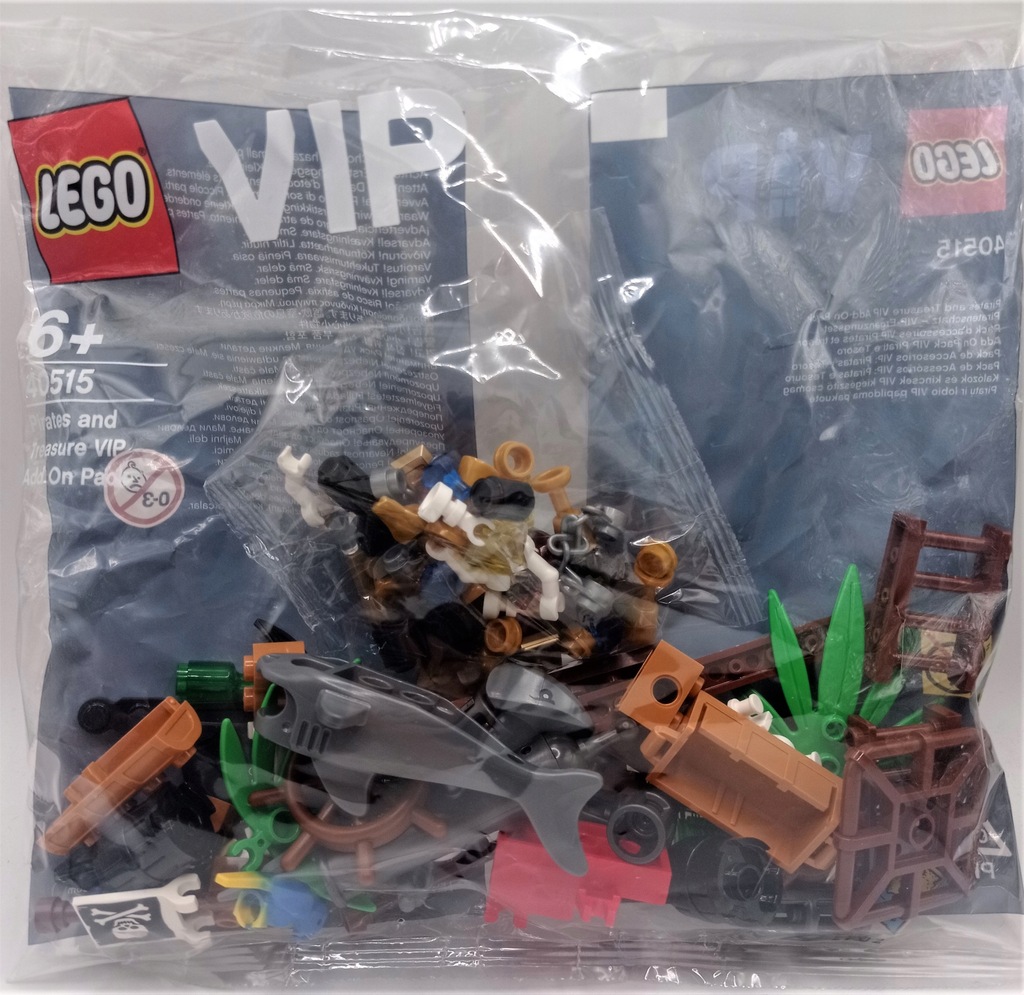 Lego VIP Pirates and Treasure VIP 40515 6+ - 12601036183 - oficjalne ...