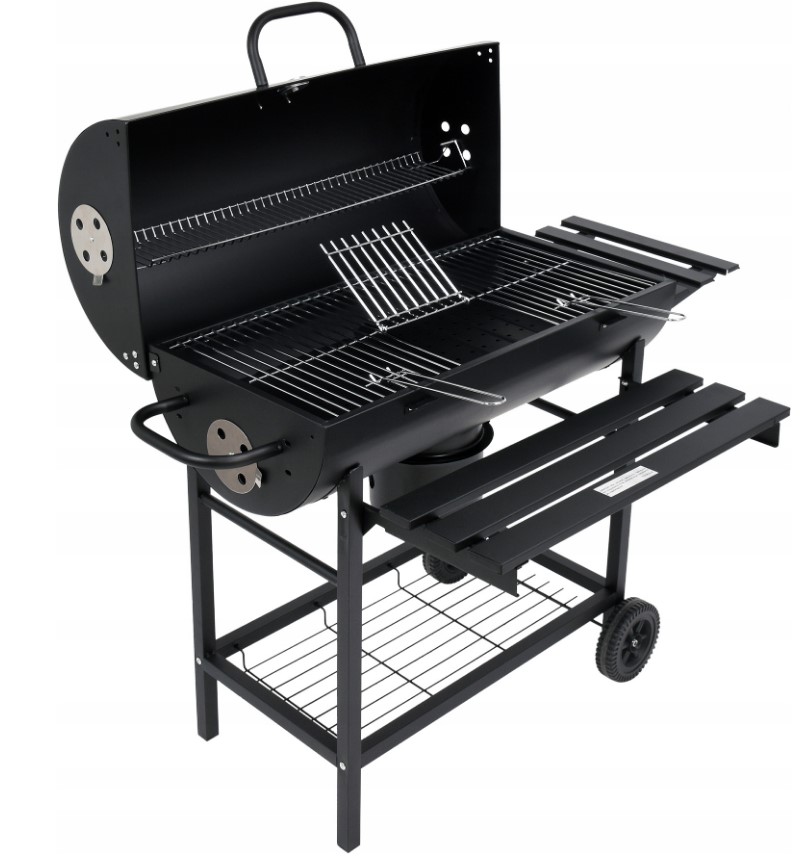 GRILL GRIL WĘGLOWY POKRYWA POPIELNIK OGRODOWY DUŻY - 12070465776 ...