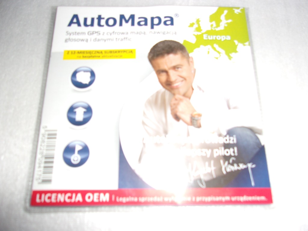 AutoMapa EUROPA WINDOWS CE KARTA SD Nawigacja GPS - 7841188916 ...