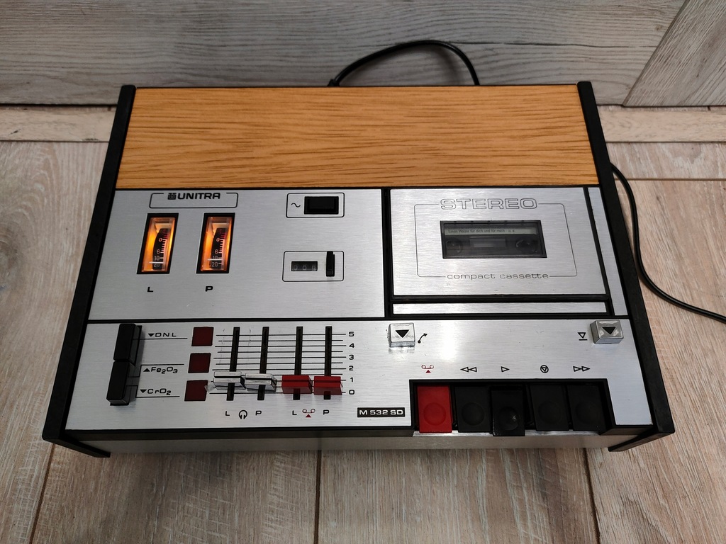 Magnetofon kasetowy UNITRA M 532 SD !!!IDEALNY!!! - 13418357362 ...