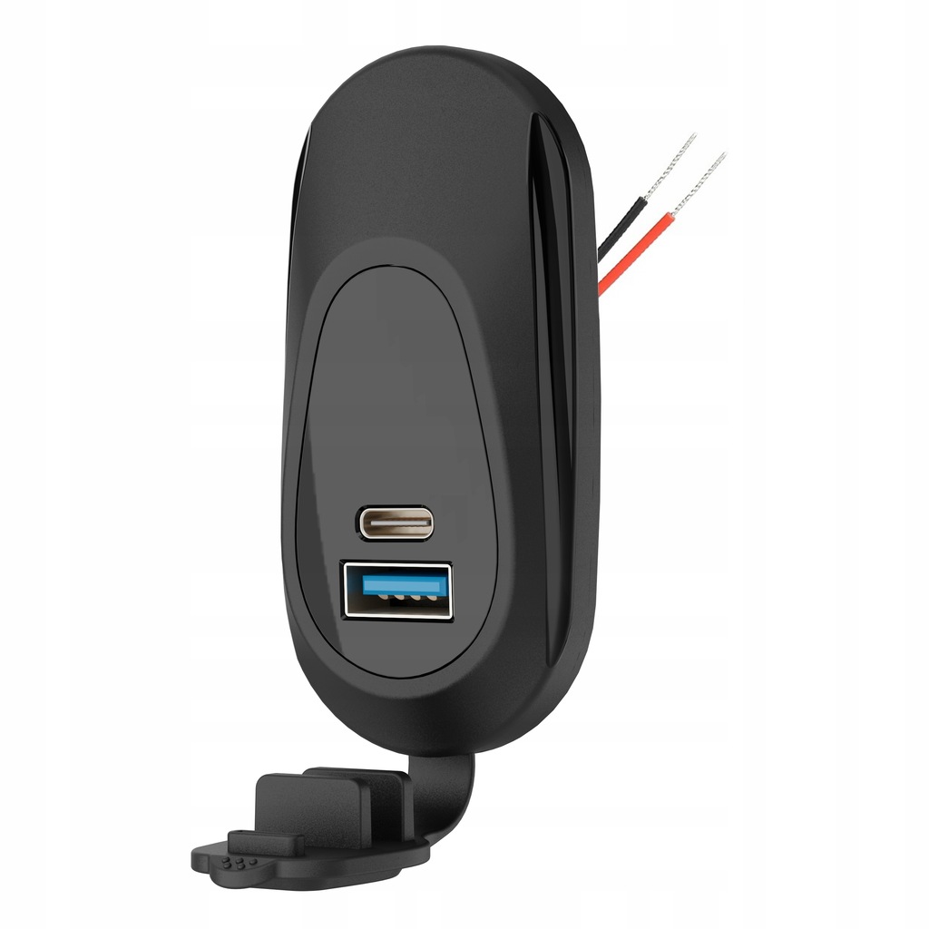 Ładowarka USB szybkie ładowanie PD QC3.0 montażowa 12V 24V LED Walec IP65 - 15862841879 ...