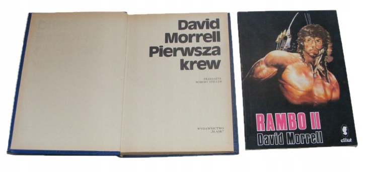 RAMBO Pierwsza krew + RAMBO II 2 - David Morrell - 11240253877 ...