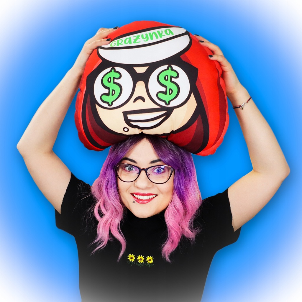 Poduszka dwustronna 3D MISS AGA GRAŻYNKA - 11468973410 - oficjalne ...