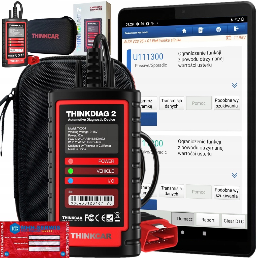 THINKDIAG 2 DIAGZONE XDIAG PRO3 +TABLET SCHEMATY - 14336339931 ...