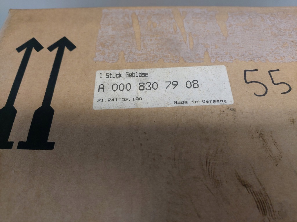 MERCEDES W124 W210 DMUCHAWA WENTYLATORA WNĘTRZA - 10450092687 ...