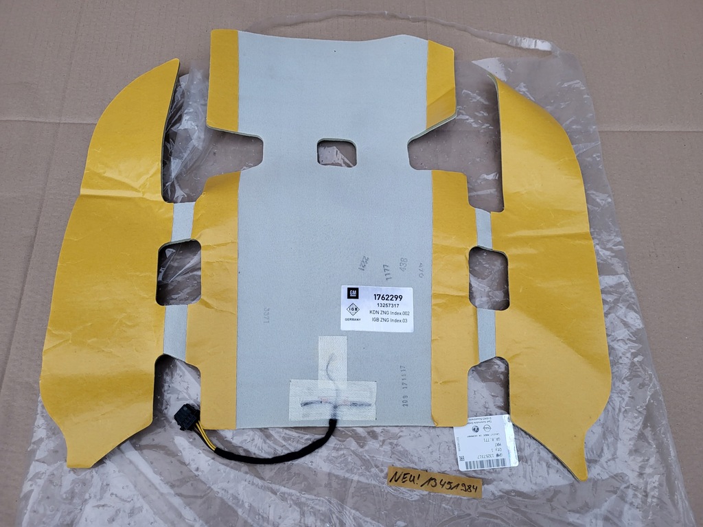 OPEL INSIGNIA MATA PODGRZEWANIA FOTELA NOWA ORYG! - 13078164423 ...