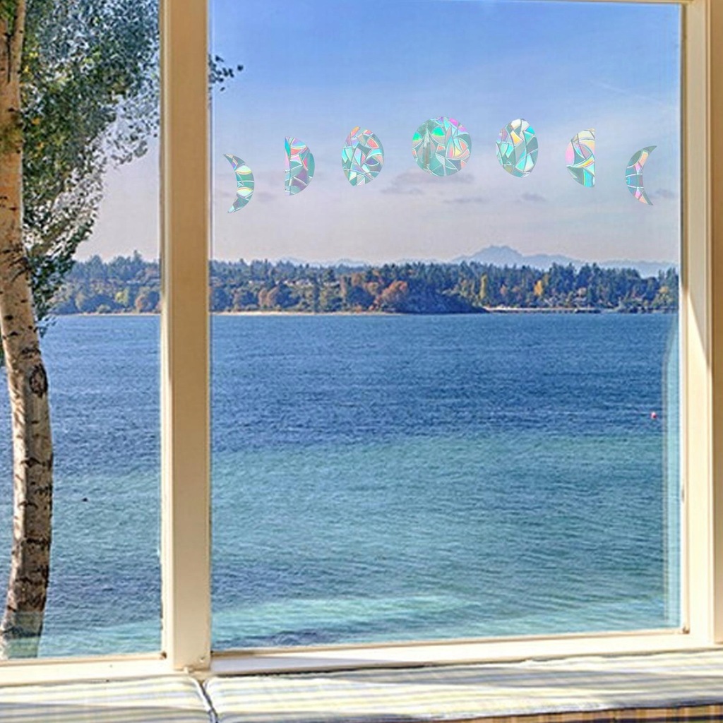 Static Rainbow Window Clings Stickers Decal Sliding Doors Decorations ...