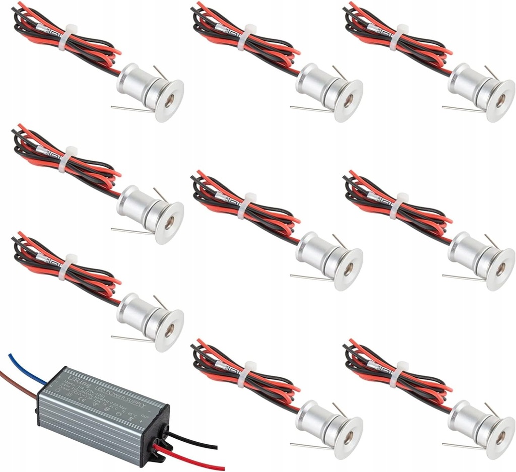 MODUŁ MINI LED REFLEKTOR 1W 12V - 14563536771 - oficjalne archiwum Allegro