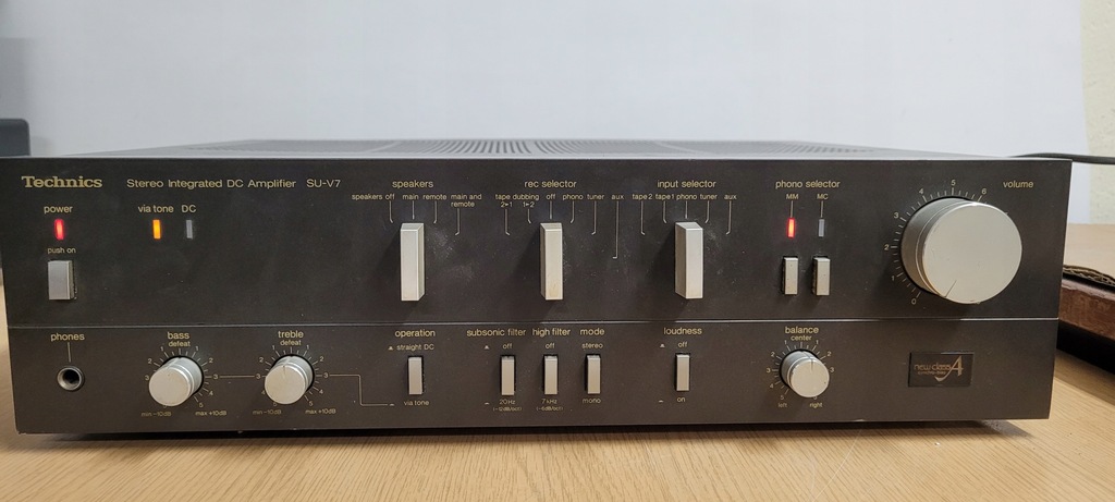 TECHNICS SU-V7 WZMACNIACZ STEREO ORYGINAŁ - 11408916510 - oficjalne archiwum Allegro
