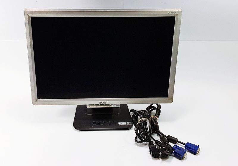 MONITOR ACER AL2016W VGA 20 CALI - 8109807516 - oficjalne archiwum Allegro