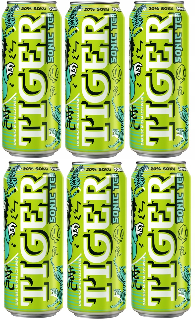 Napój energetyczny Tiger Sonic Tea 6x500ml - 13169031245 - oficjalne ...
