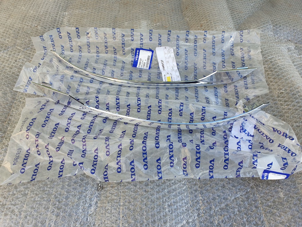 Volvo XC 60 II chrom listwa zderzaka LEWA PRAWA - 12865679451 ...