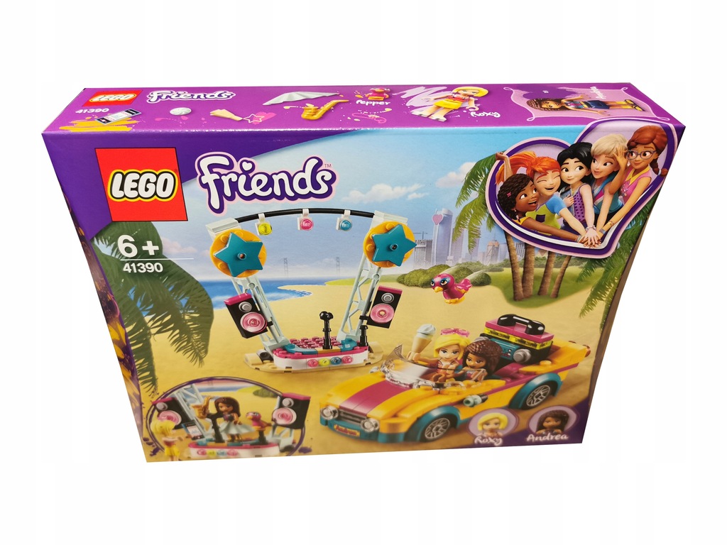 Klocki LEGO Friends Samochód i scena Andrei 41390 - 11466711323 ...