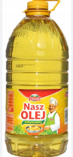 Olej rzepakowy Rafinowany Nasz Olej 5l 5000 ml duża butelka do smażenia - 15171673650 ...