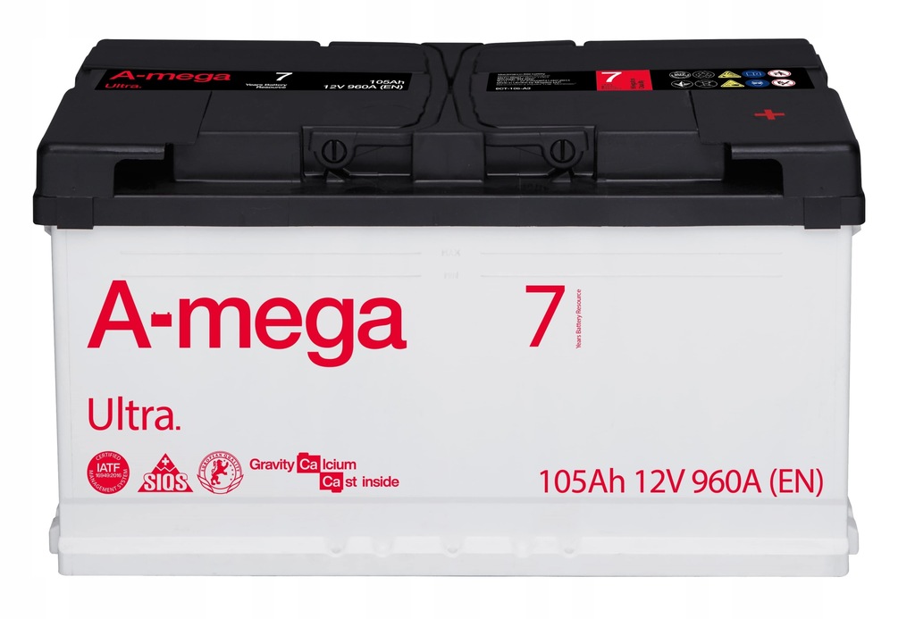AKUMULATOR AMEGA ULTRA M7 105AH 960A P+ - 12060672800 - oficjalne ...