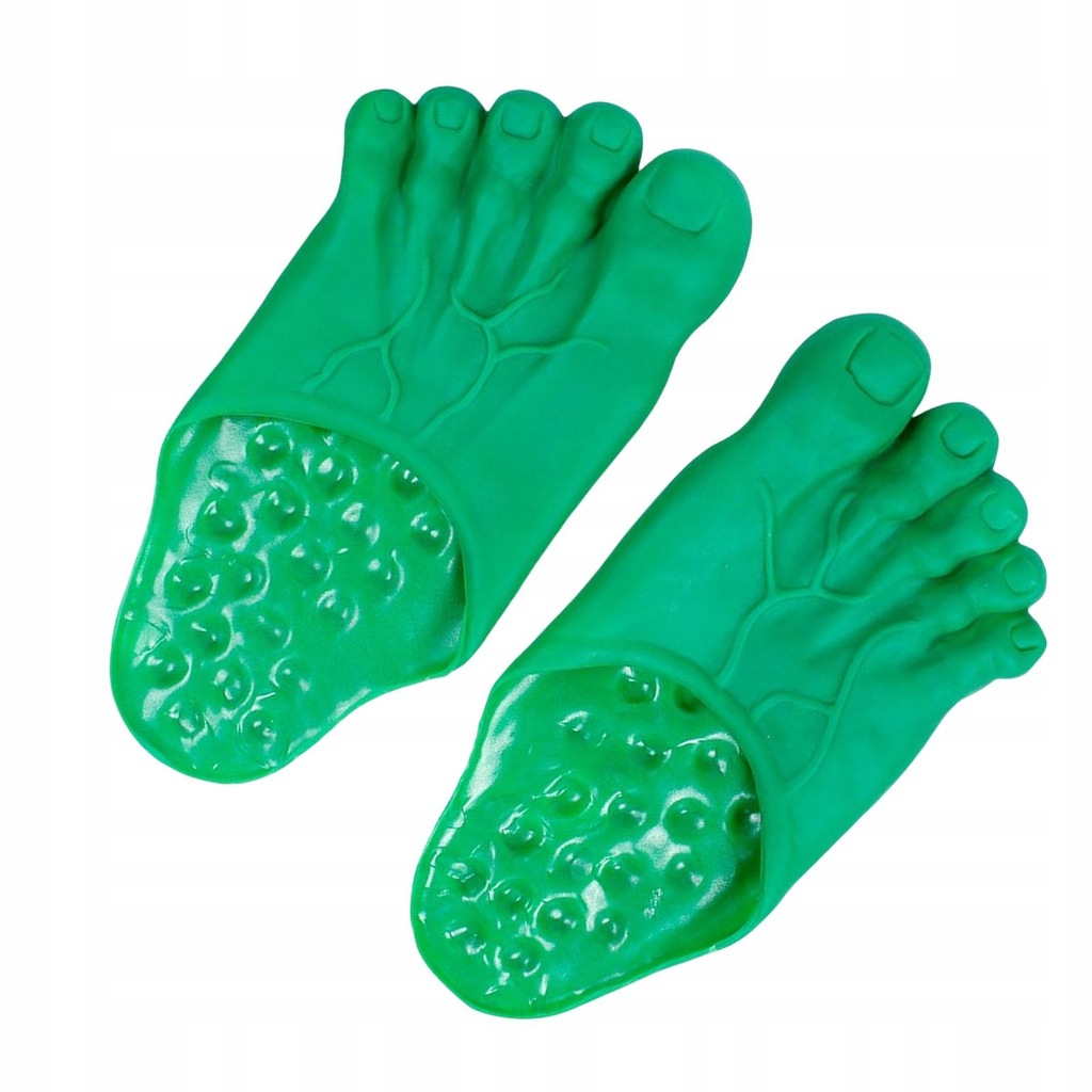 PVC Big Toe Slippers, Shoes Party Funny Green - 13369161577 - oficjalne ...