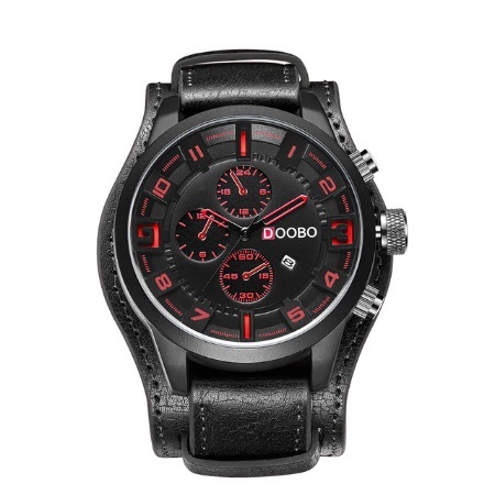 ZEGAREK MĘSKI NA SZEROKIM PASKU DOOBO - 11355304559 - oficjalne ...