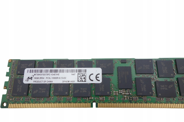 PAMIEC RAM MICRON 16GB 2RX4 PC3L-10600R-9-13-E2 - 12124302151 ...