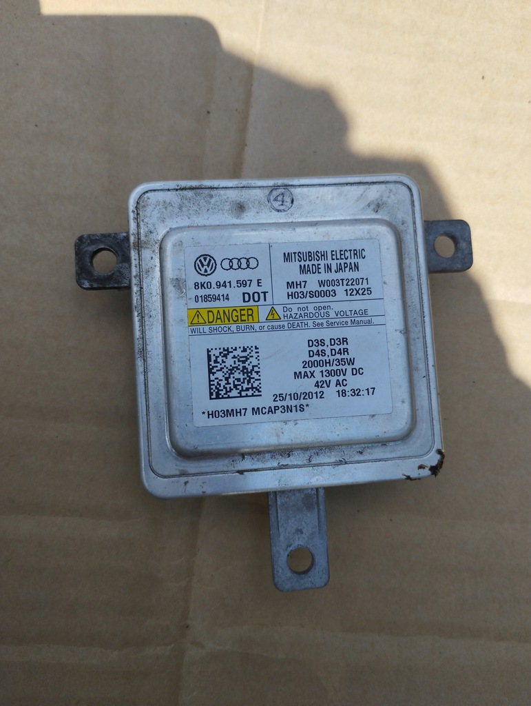 AUDI VW SKODA PRZETWORNICA XENON 8K0941597E - 13683981298 - oficjalne ...