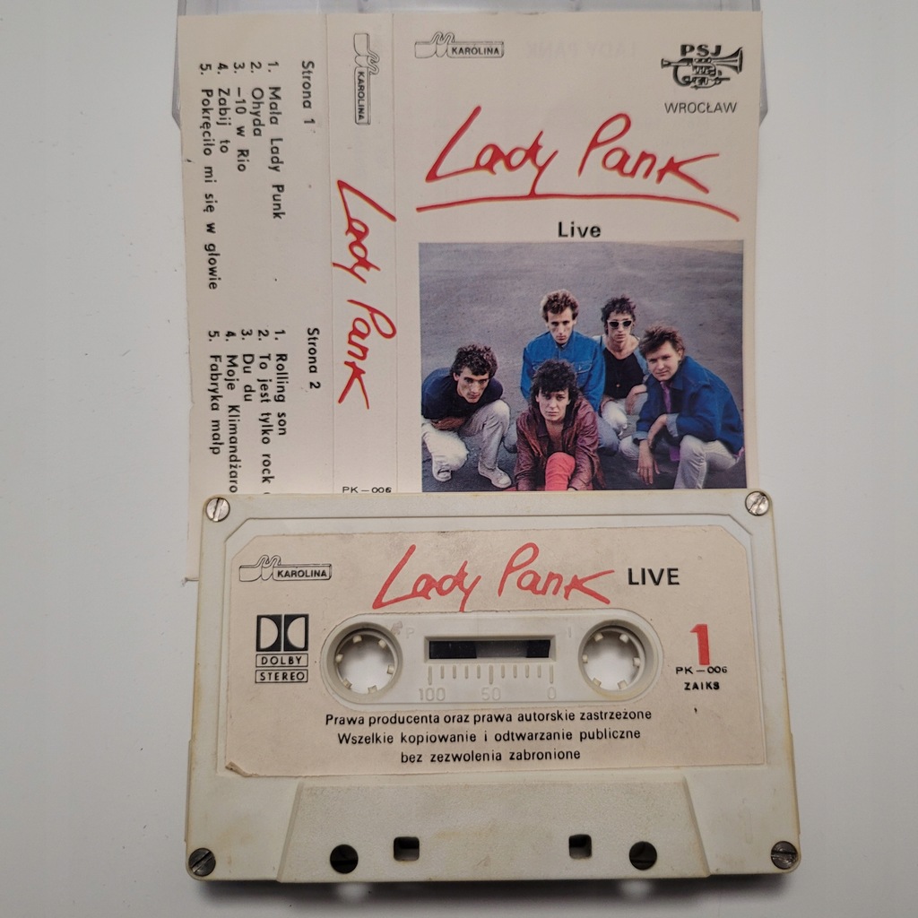 Lady Pank Live Karolina RARE MC KASETA - 13464351145 - oficjalne ...