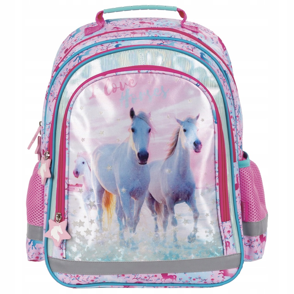 PLECAK SZKOLNY I LOVE HORSES KONIE DLA DZIEWCZYN - 12932110881 - oficjalne archiwum Allegro