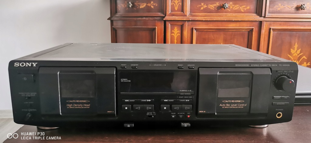 Magnetofon kasetowy Sony TC-WE435 czarny - 14387827523 - oficjalne ...