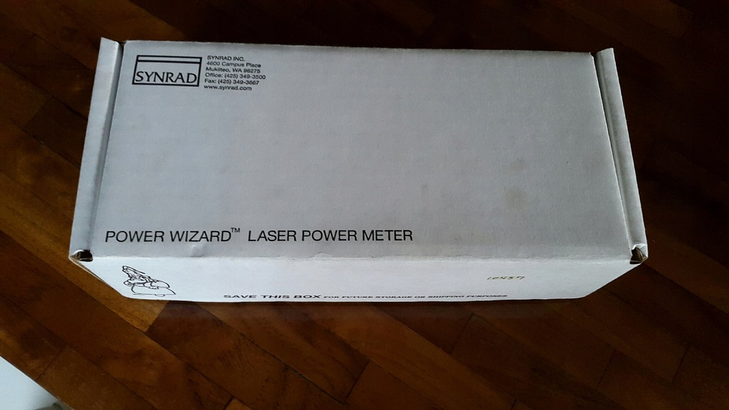 Synrad Power Wizard Laser Power Meter jak NOWY ! - 7771051341 ...