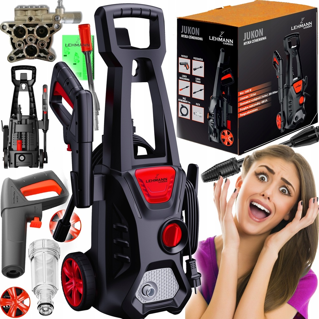 MYJKA CIŚNIENIOWA MOCNA ALUMINIOWA POMPA zasysanie z beczki GRAWITACYJNE - 14426786410 ...