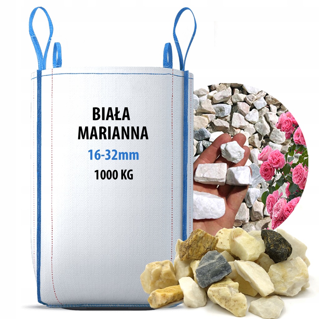 Polski Grys Ogrodowy BIAŁA MARIANNA 16-32 TONA BB - 12064347816 ...