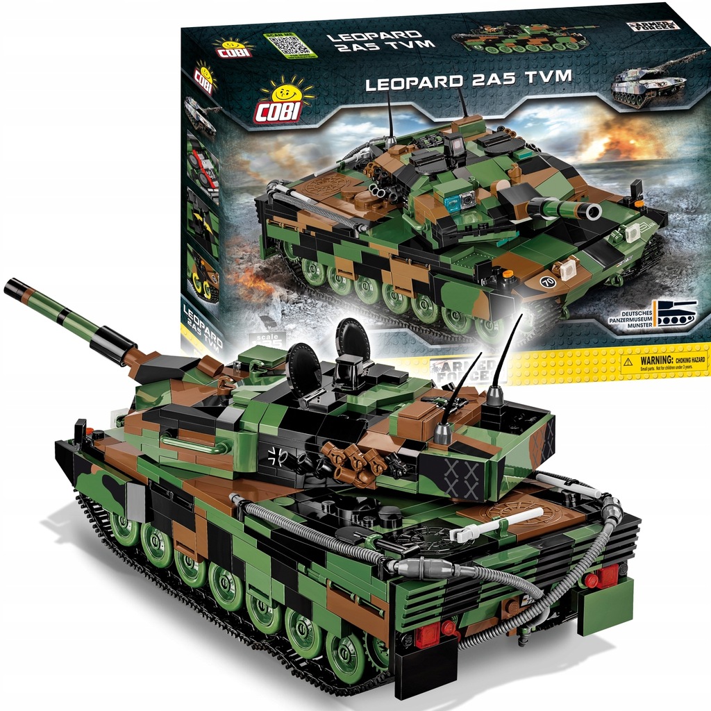 Купить COBI 2620 Немецкий танк LEOPARD 2A5 TVM 945 эл.: отзывы, фото и ...