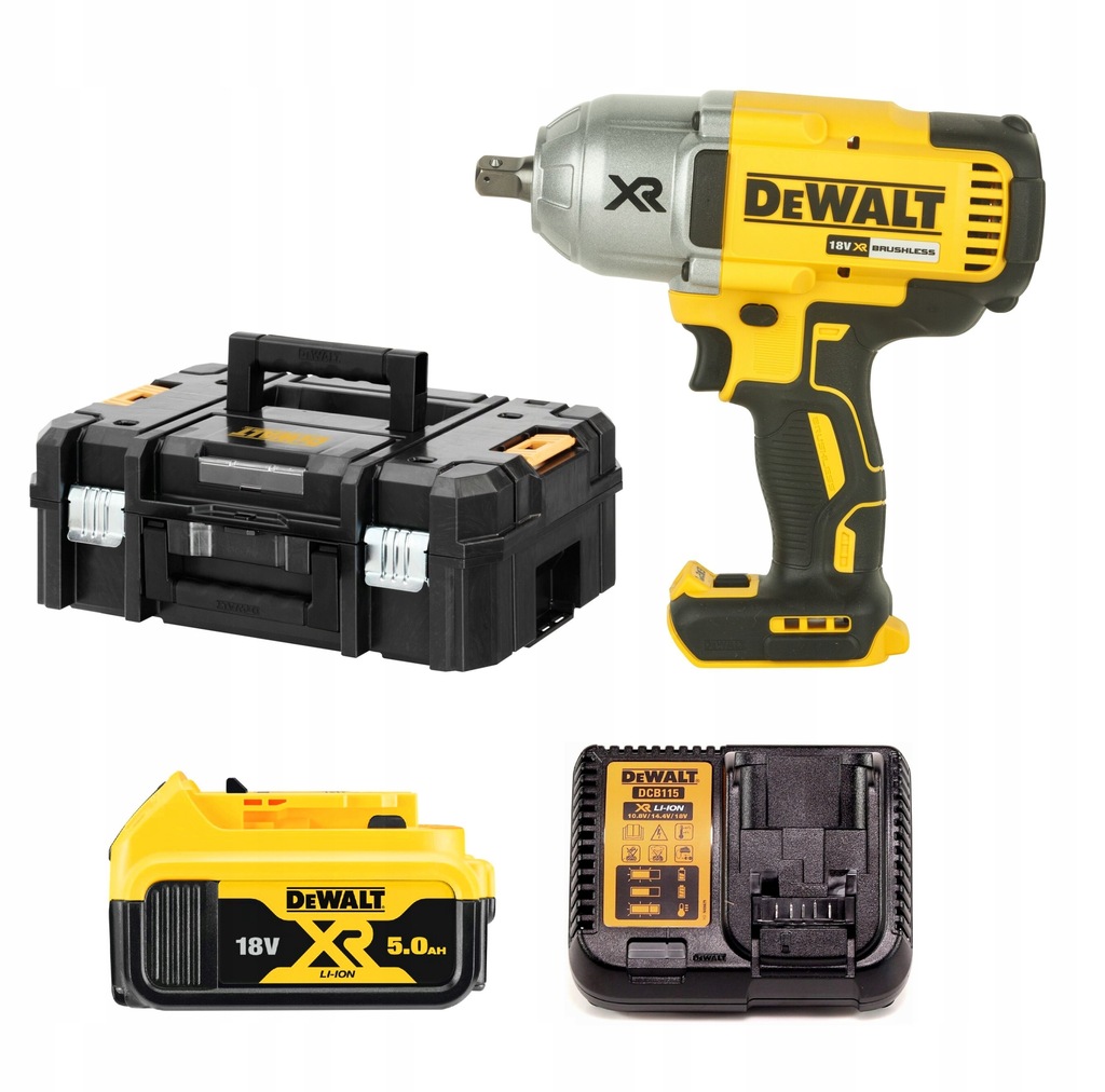 Dewalt Klucz udarowy 18V 950Nm DCF899 5Ah DCB1104 - 11778090849 ...