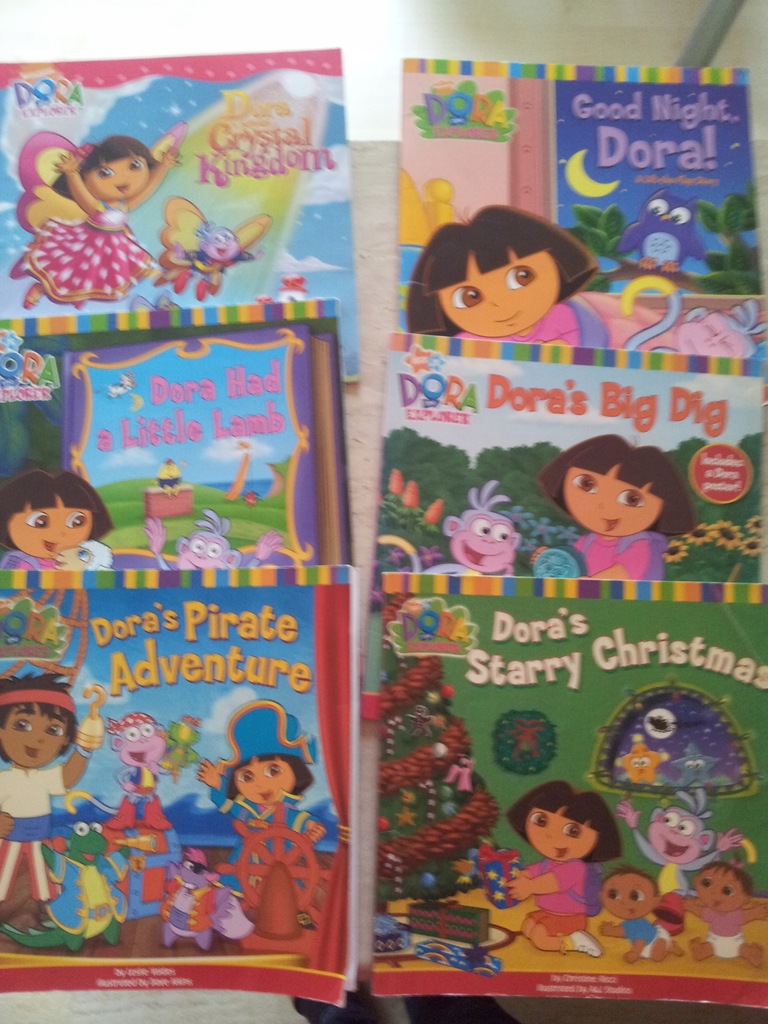 Dora bajki dzieci po angielsku książeczki dzieci - 7641430521 ...