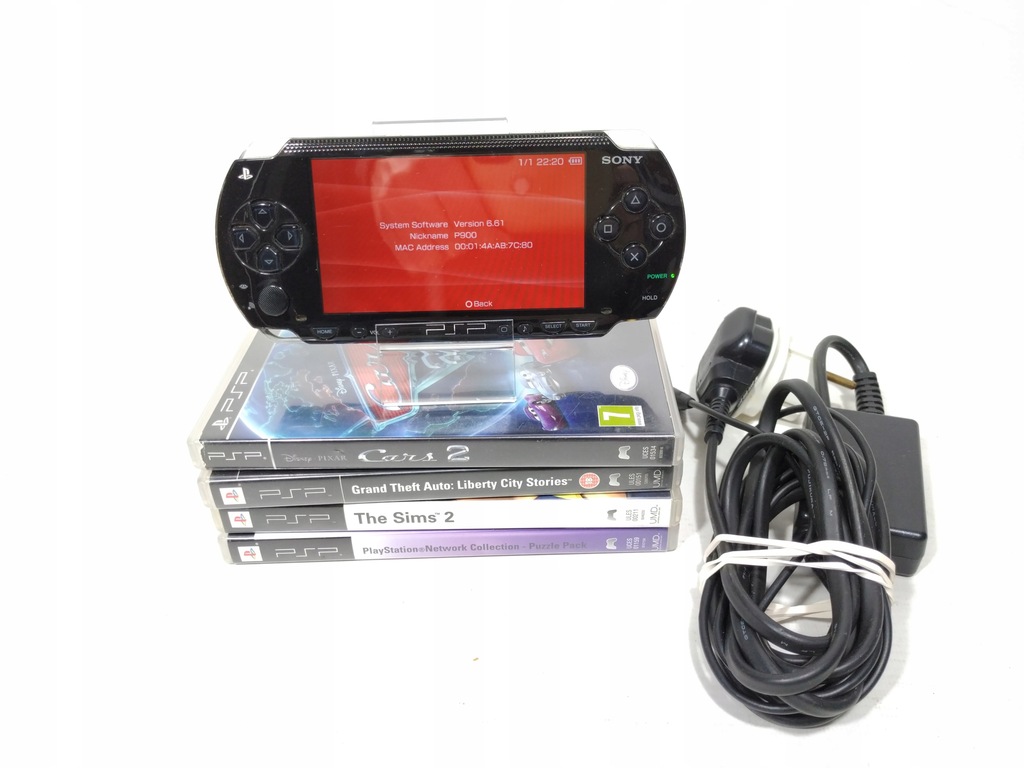 Konsola Sony PSP 1003 + gry - 11624400640 - oficjalne archiwum Allegro
