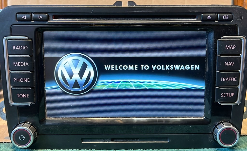 VW PASSAT B7 GOLF 7 RADIO NAWIGACJA RNS 510 1T0035680A 1T0035680 A - 16680228619 - oficjalne ...