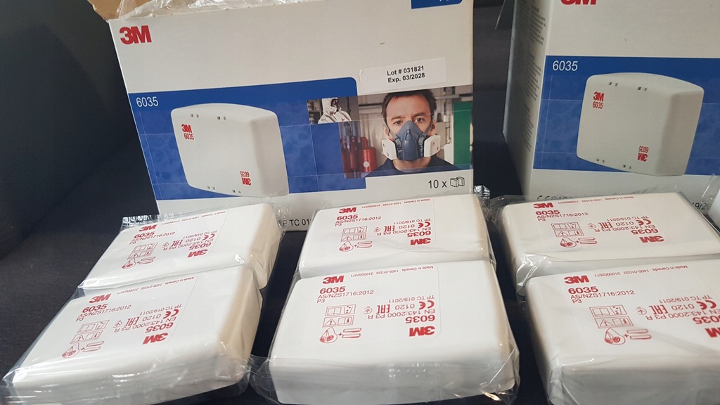 filtry filtr przeciwpyłow 3m 6035 p3 ważność 2027! - 7541346344 - oficjalne archiwum Allegro