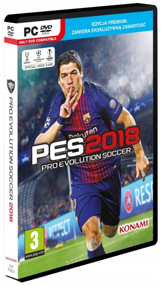 PES 2018 Pro Evolution Soccer PREMIUM BOX PŁYTA PC - 7476858180 ...