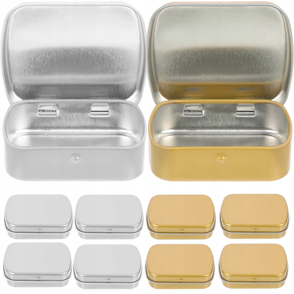 Tin Box Can Containers 10 Pcs - 13888111867 - oficjalne archiwum Allegro