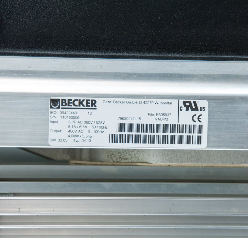 Becker VariAir 8.190/1-405 dmuchawa bocznokanałowa - 6100862605 ...