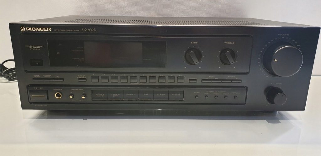AMPLITUNER PIONEER SX-202R - 8966212123 - oficjalne archiwum Allegro