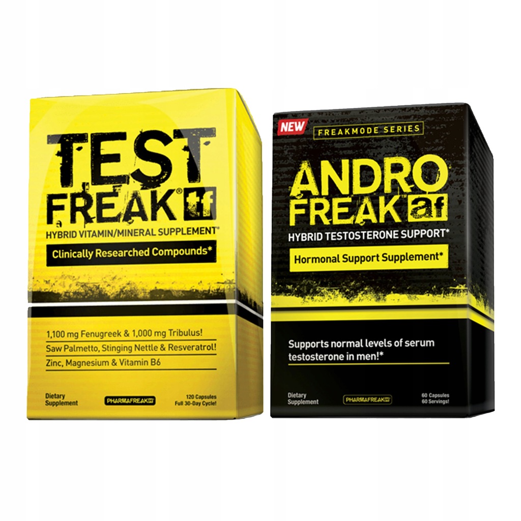 PHARMA FREAK TEST + ANDRO TRIBULUS TESTOSTERON ZMA - 7769649287 ...
