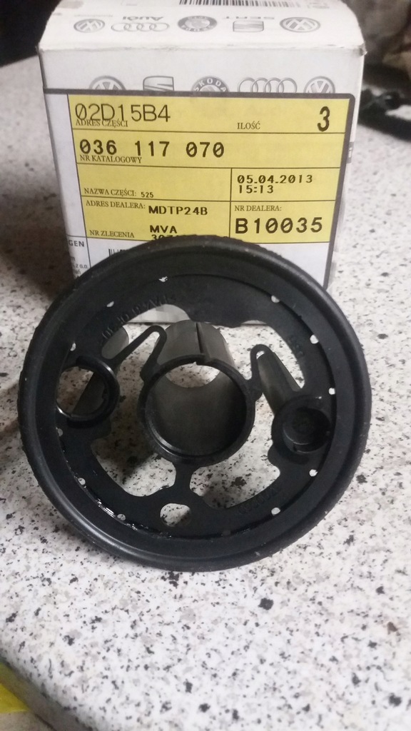 Uszczelka chłodnicy oleju VW SEAT 036117070 ORYGIN - 7359805989 ...