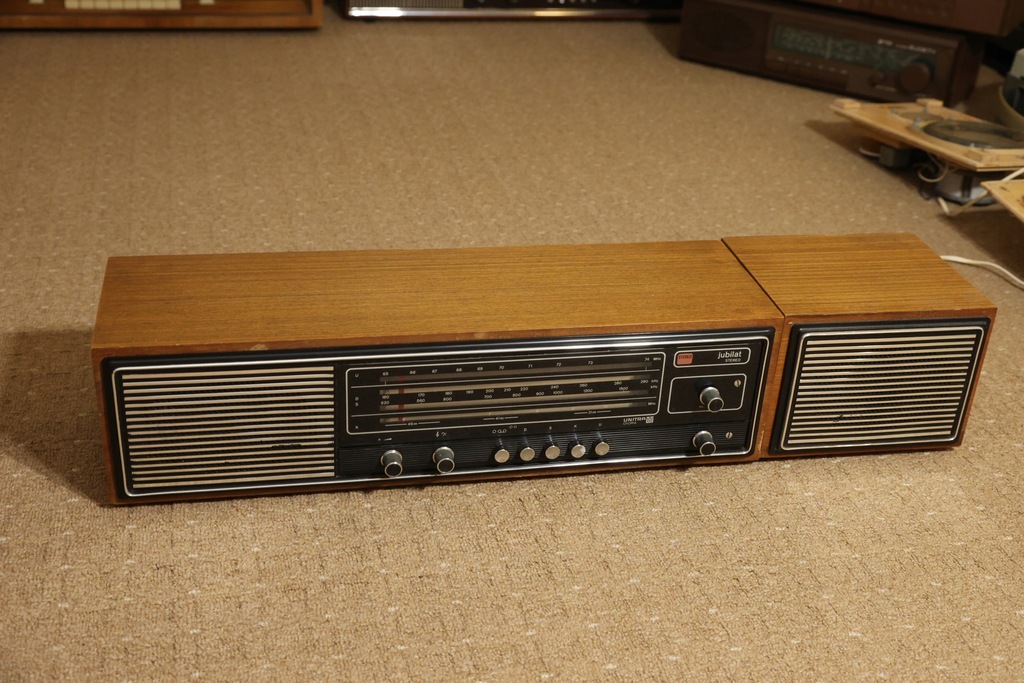 Radio Unitra Diora Jubilat stereo przestrojone! z głośnikiem ...